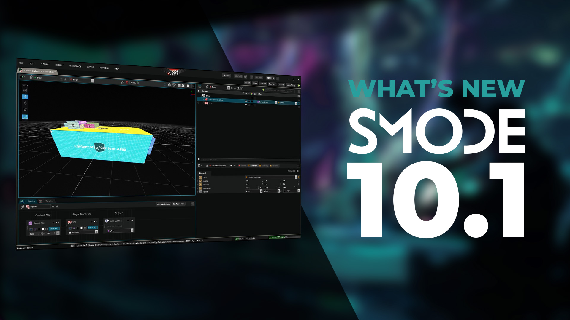 Annonce SMODE V10.1 avec VP calibrator, DMX Recorder & Player tools